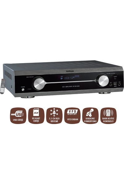 Goldmaster Av-304 Usb 6 Kanal Ev Anfisi Goldmaster Av-304 Usb 6 Kanal Ev Anfisi