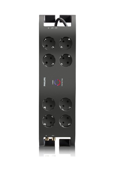 Philips Spn4085B/19 8'li Aşırı Akım/Gerilim Koruyucu Grup Priz Philips Spn4085B/19 8'li Aşırı Akım/Gerilim Koruyucu Grup Priz