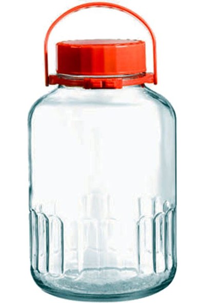 Paşabahçe Harvest Kırmızı Kapaklı Kavanoz - 5 Lt