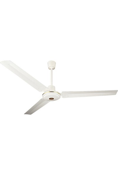 Kaşkar Metal 3 Kanatlı Tavan Vantilatörü K56005 Beyaz
