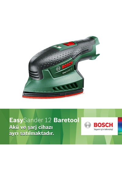 Bosch EasySander 12 Akülü Çok Amaçlı Zımpara Baretool (Akü ve Şarj Cihazı Dahil Değildir) Bosch EasySander 12 Akülü Çok Amaçlı Zımpara Baretool (Akü ve Şarj Cihazı Dahil Değildir)