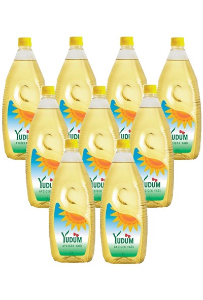 Yudum 2 lt Pet Ayçiçek Yağı 9'lu Koli (Eko Paket)