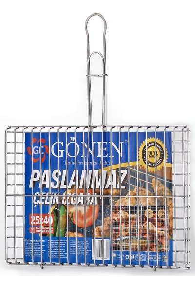 Gönen Çelik Tel Mangal Izgarası Paslanmaz Çelik Krom