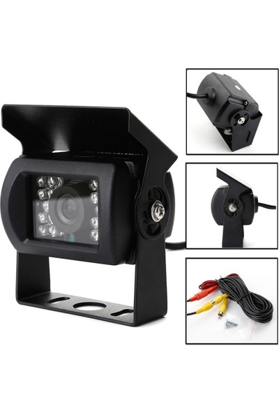 Audiomax Büyük Geri Görüş Kamerası Gece Görüşlü 18 Ledli