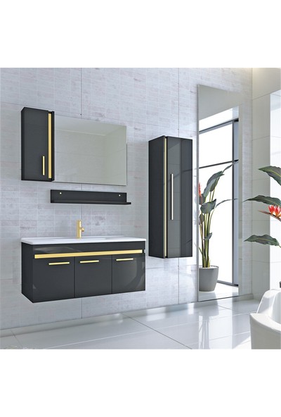 NPlus Acadia 100 cm Banyo Dolabı