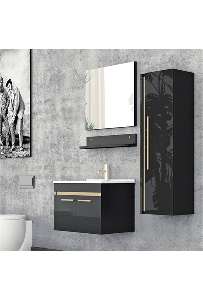 NPlus Acadia 65 cm Banyo Dolabı