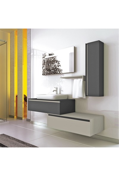 NPlus Baco 160 cm Banyo Dolabı NPlus Baco 160 cm Banyo Dolabı
