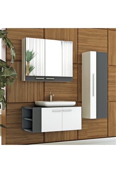NPlus Jazz 90 cm Banyo Dolabı