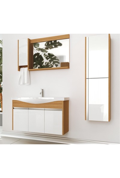 NPlus Logan 100 cm Banyo Dolabı