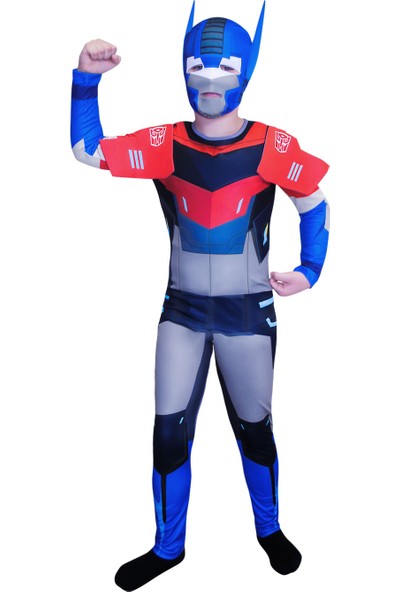 Mega Oyuncak Transformers Optimus Prime Çocuk Robot Kostümü 4-6 Yaş Mega Oyuncak Transformers Optimus Prime Çocuk Robot Kostümü 4-6 Yaş