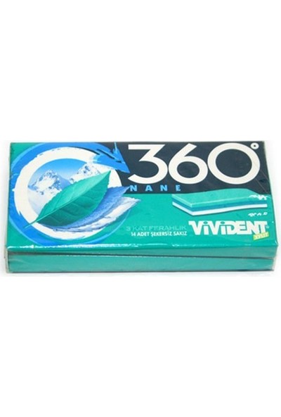 Vivident Cüzdan 360 Nane 18 Adet