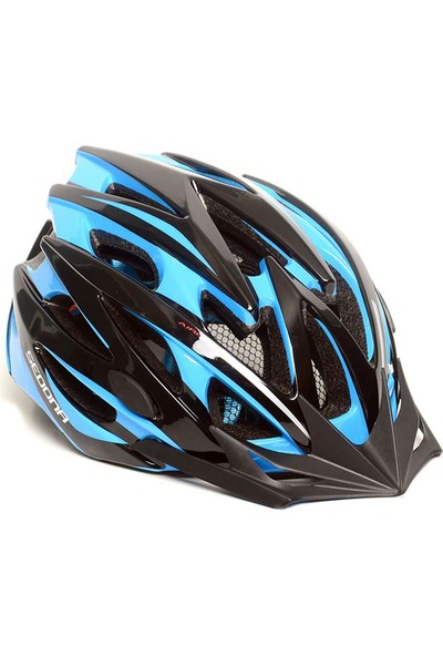 Sedona Kask Yol-MTB MV-29 Plus Vizörlü Siyah-Mavi L Sedona Kask Yol-MTB MV-29 Plus Vizörlü Siyah-Mavi L