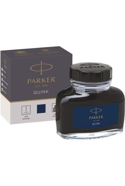Parker Quink Şişe Mürekkep Mavi-Siyah 1950378