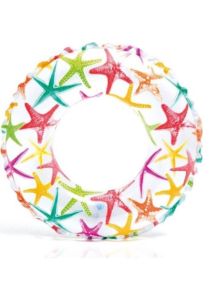 İntex İntex Rengarenk Yıldız Desenli Çocuk Simidi 51 cm