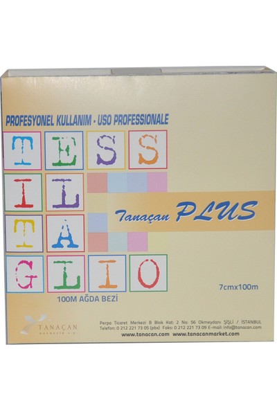 Tanaçan Ağda Bezi 100 Mt Tessiltaglio Plus