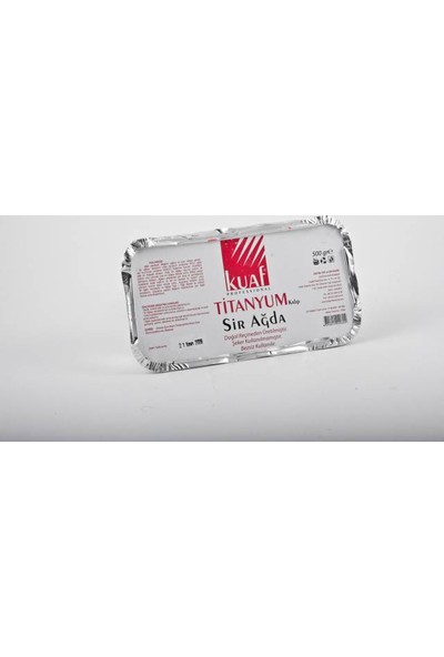 Kuaf Kalıp Sir Ağda 500 Gr (Titanyum) Kuaf Kalıp Sir Ağda 500 Gr (Titanyum)