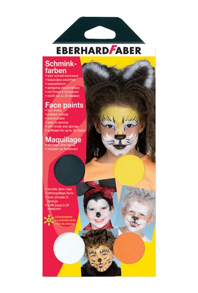 Eberhard Yüz Boyama Seti Animals 4 Renk Eberhard Yüz Boyama Seti Animals 4 Renk