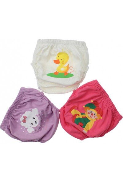 Story Baby Bebek Sevimli 3'Lü Alıştırma Külodu Palyaço, Kuzu ve Ördekli Story Baby Bebek Sevimli 3'Lü Alıştırma Külodu Palyaço, Kuzu ve Ördekli