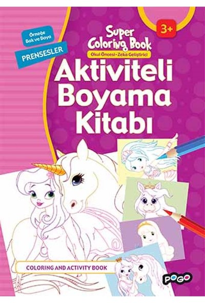 Aktiviteli Boyama Kitabı Prensesler Aktiviteli Boyama Kitabı Prensesler