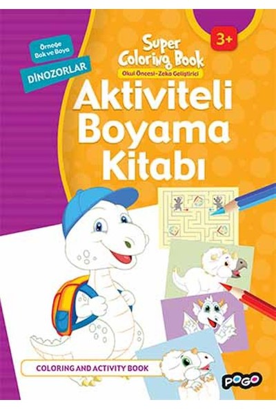 Aktiviteli Boyama Kitabı Dinazorlar Aktiviteli Boyama Kitabı Dinazorlar