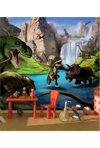 Dinazorlar 178 x 126 cm Duvar Resmi Dinazorlar 178 x 126 cm Duvar Resmi