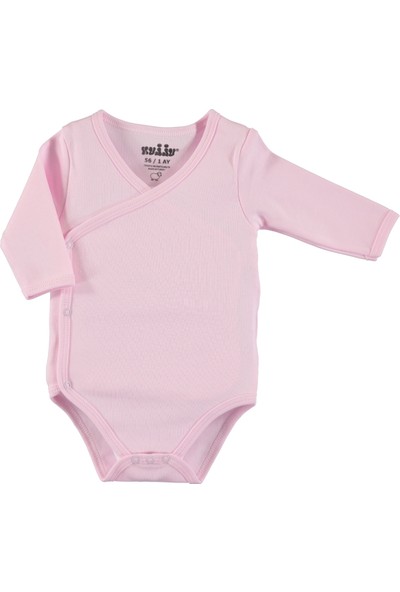 Kujju Penye Çıtçıtlı Badi 1 - 6 Ay Pembe