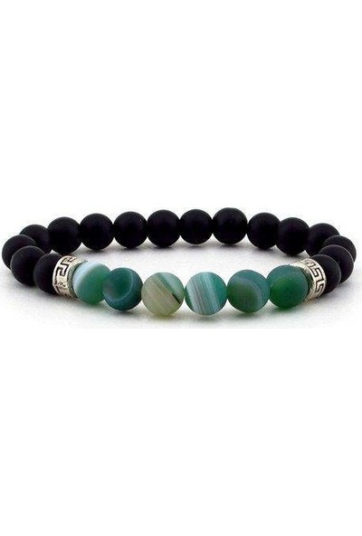 Rd Ekoavm Mat Yeşil Akik Doğal Taş Bileklik Rd Ekoavm Mat Yeşil Akik Doğal Taş Bileklik