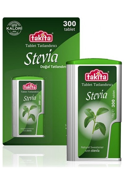 Takita Stevia Tablet Tatlandırıcı 300 Tablet