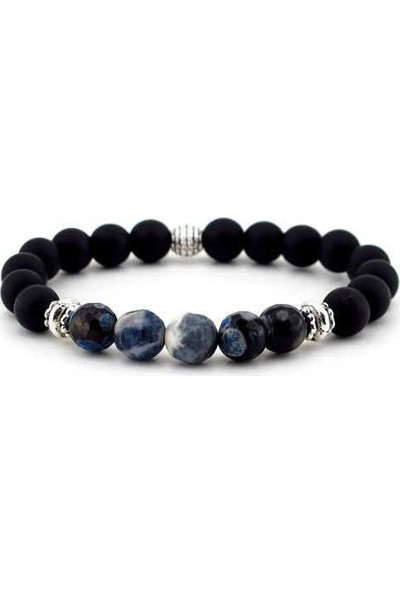 RD Ekoavm Obsidyen Ve Mat Oniks Bileklik RD Ekoavm Obsidyen Ve Mat Oniks Bileklik