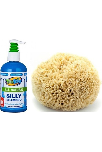 Trukid Silly Shampoo - Natural Kids Doğal Banyo Süngeri Set Trukid Silly Shampoo - Natural Kids Doğal Banyo Süngeri Set
