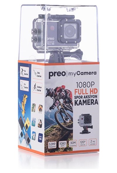 Preo My Camera Pcm 01 Spor / Aksiyon Kamera Preo My Camera Pcm 01 Spor / Aksiyon Kamera