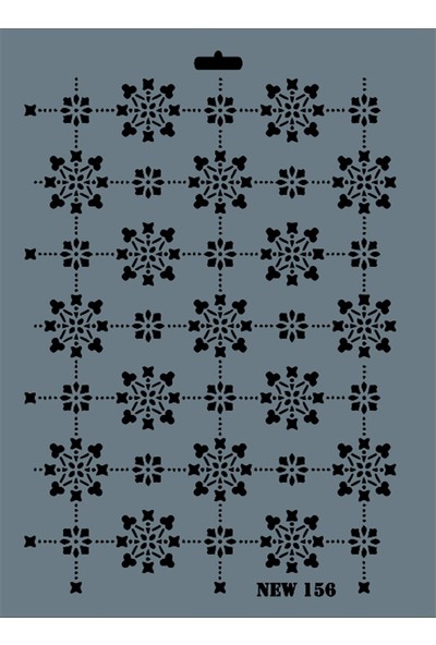 Rich Yeni Seri Xl Stencil 35X25Cm N-156 Rich Yeni Seri Xl Stencil 35X25Cm N-156