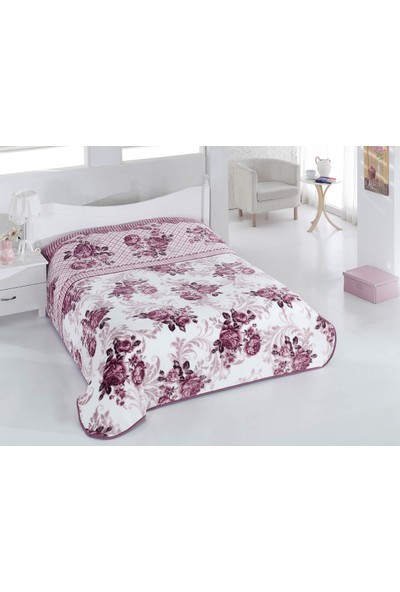 Sarar Battaniye Çift Kişilik Rosary Gül Kurusu