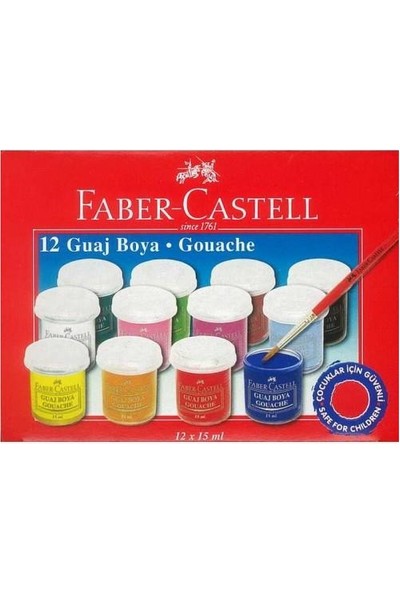 Faber-Castell Guaj Boya 12X15Ml