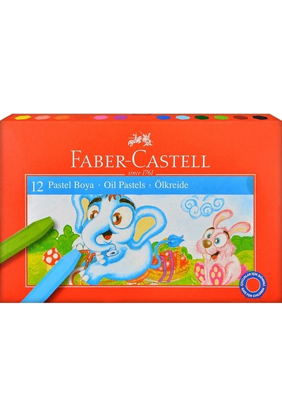 Faber-Castell Pastel Boya Seti Kırmızı 12'Li