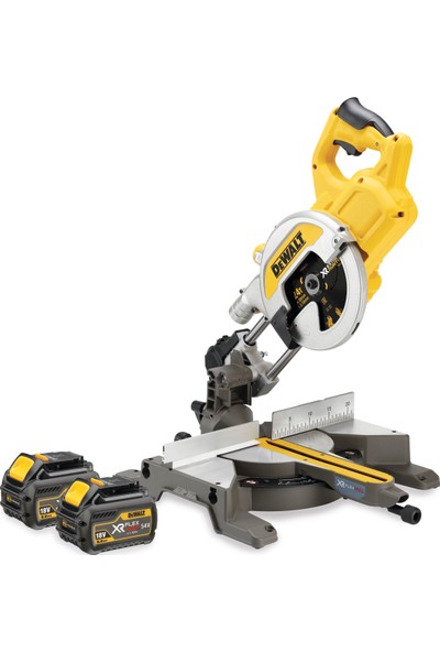Dewalt DCS777T2-QW XR Flexvolt Kömürsüz 54V 216mm Kablosuz Gönye Testere+Çift Akü Dewalt DCS777T2-QW XR Flexvolt Kömürsüz 54V 216mm Kablosuz Gönye Testere+Çift Akü