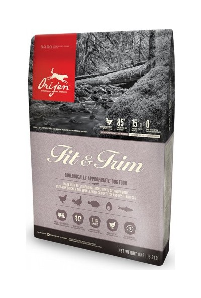 Orijen Fit Trim Fazla Kilolu Köpekler İçin Tahılsız Mama 2 Kg Orijen Fit Trim Fazla Kilolu Köpekler İçin Tahılsız Mama 2 Kg