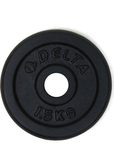 Delta 1,5 Kg x 2 Adet Dura-Strong Çiftli Siyah Döküm Plaka