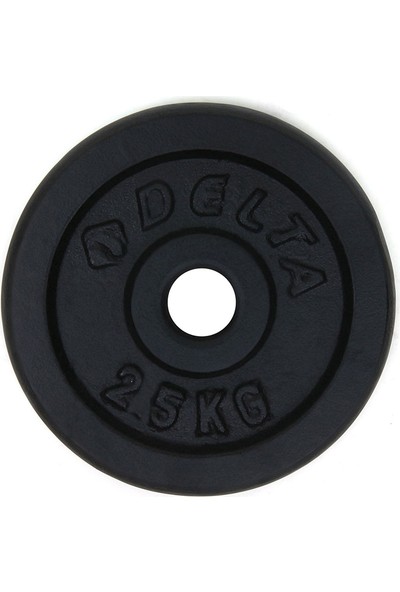 Delta 2,5 Kg x 2 Adet Dura-Strong Çiftli Siyah Döküm Plaka