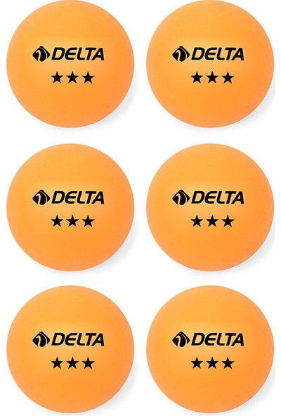 Delta 6 Adet Turuncu Masa Tenisi Topu ( Pinpon Topu ) Delta 6 Adet Turuncu Masa Tenisi Topu ( Pinpon Topu )