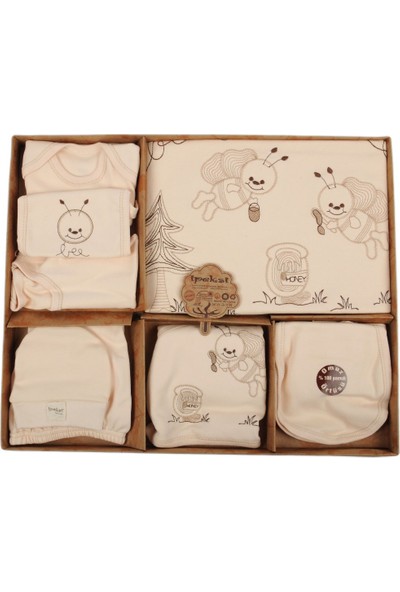 İpeksi Organik 8'li Unisex Hastane Çıkışı