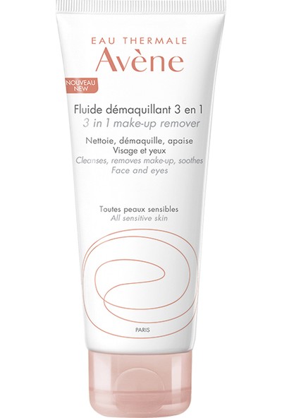 Avene Fluide Demaquillant 3in 1 Lotion makyaj temizleyici 100 ml Avene Fluide Demaquillant 3in 1 Lotion makyaj temizleyici 100 ml