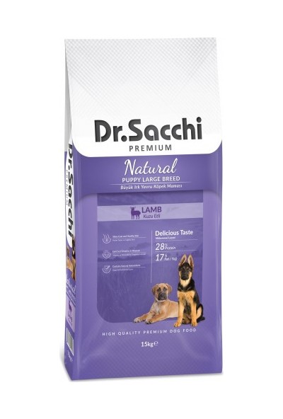 Dr.Sacchi Puppy Large Lamb Yavru Köpek Maması 15 Kg Dr.Sacchi Puppy Large Lamb Yavru Köpek Maması 15 Kg