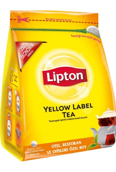 Lipton Yellow Label Demlik Poşet 250'li Lipton Yellow Label Demlik Poşet 250'li