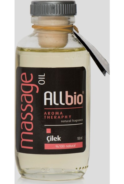 Allbio Masaj Yağı Çilek 100 ml