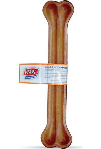 Warf Beyaz Sığır Derisi Kemik XL - 30 cm Warf Beyaz Sığır Derisi Kemik XL - 30 cm