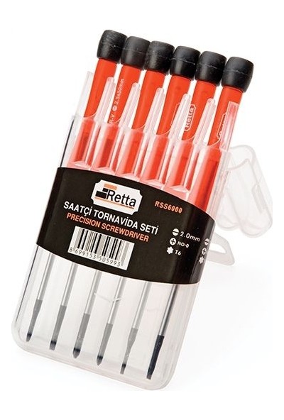Retta Elektronikci Tornavida Set 6 Parca Retta Elektronikci Tornavida Set 6 Parca