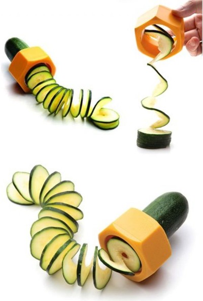 Rugad Pratik Spiral Salatalik Dilimleyici Rugad Pratik Spiral Salatalik Dilimleyici