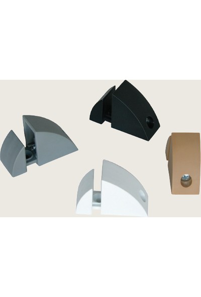 Gürçay Ayarlı Raf Tutucu Plastik 1 Çift Beyaz Gürçay Ayarlı Raf Tutucu Plastik 1 Çift Beyaz