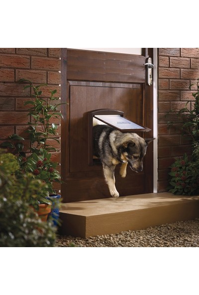 Petsafe Orjinal 2 Yönlü Kilitli Kapı Orta Boy Kahverengi Petsafe Orjinal 2 Yönlü Kilitli Kapı Orta Boy Kahverengi